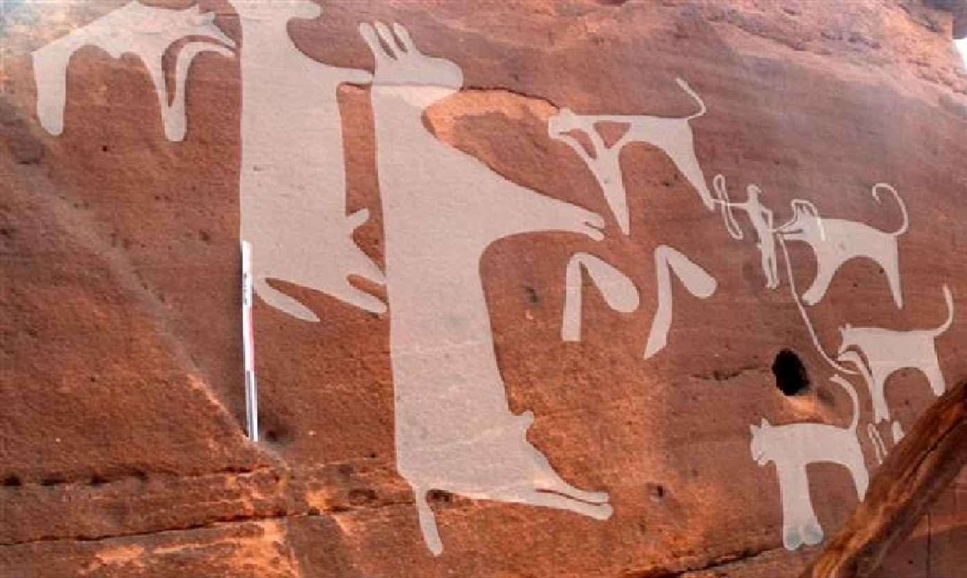 ¿Son estos perros de caza en pinturas rupestres del VII a.C. la ...